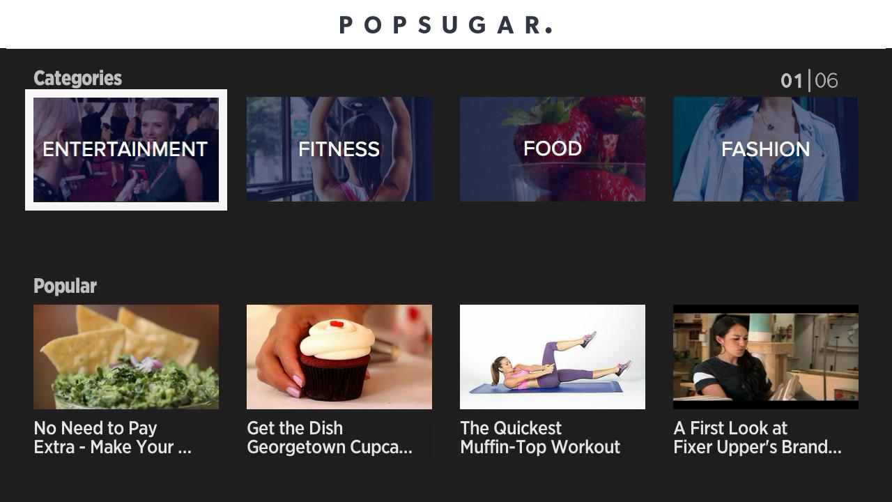 POPSUGAR | TV app | Roku Channel Store | Roku