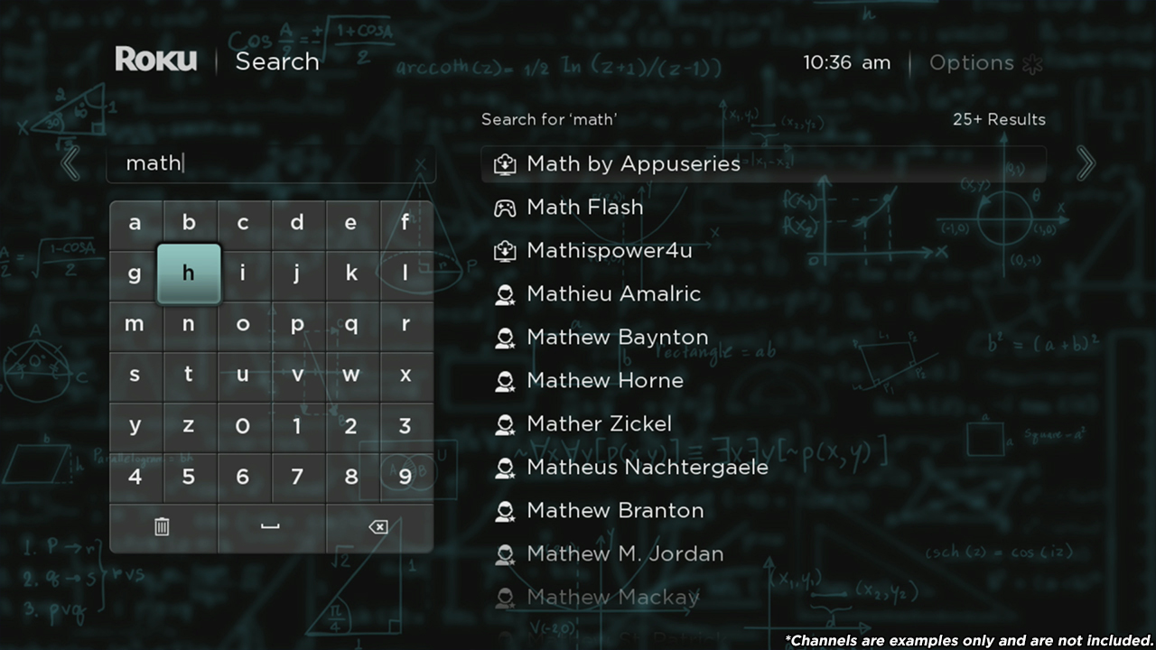 Math Theme | TV App | Roku Channel Store | Roku