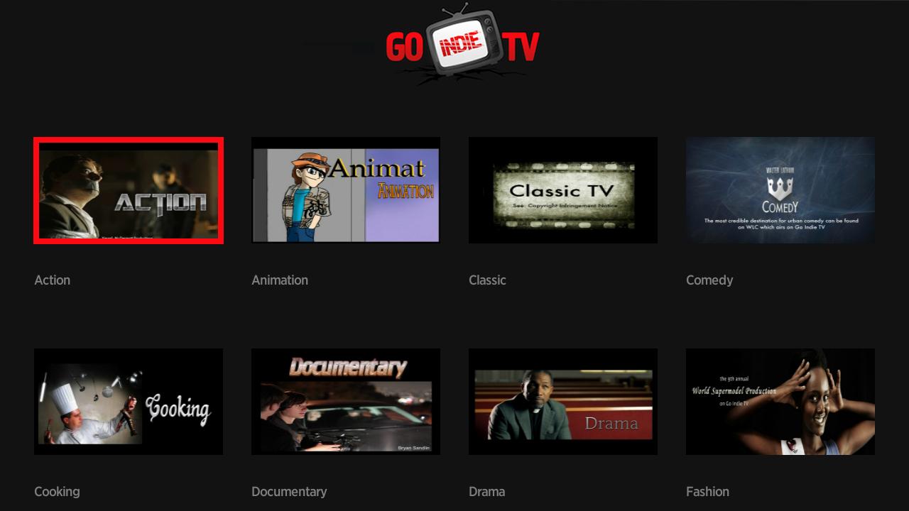 Go Indie TV | TV App | Roku Channel Store | Roku