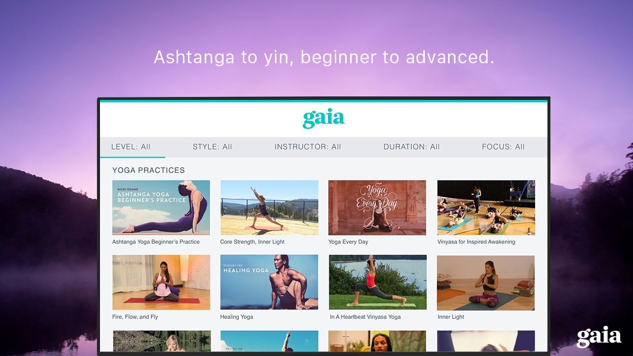 Gaia | Tienda de canales Roku | Roku