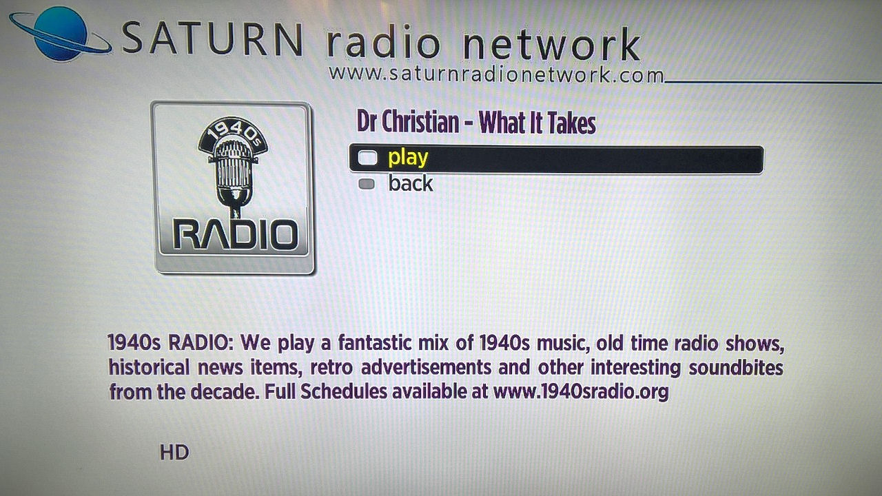 The Saturn Radio Network | TV App | Roku Channel Store | Roku