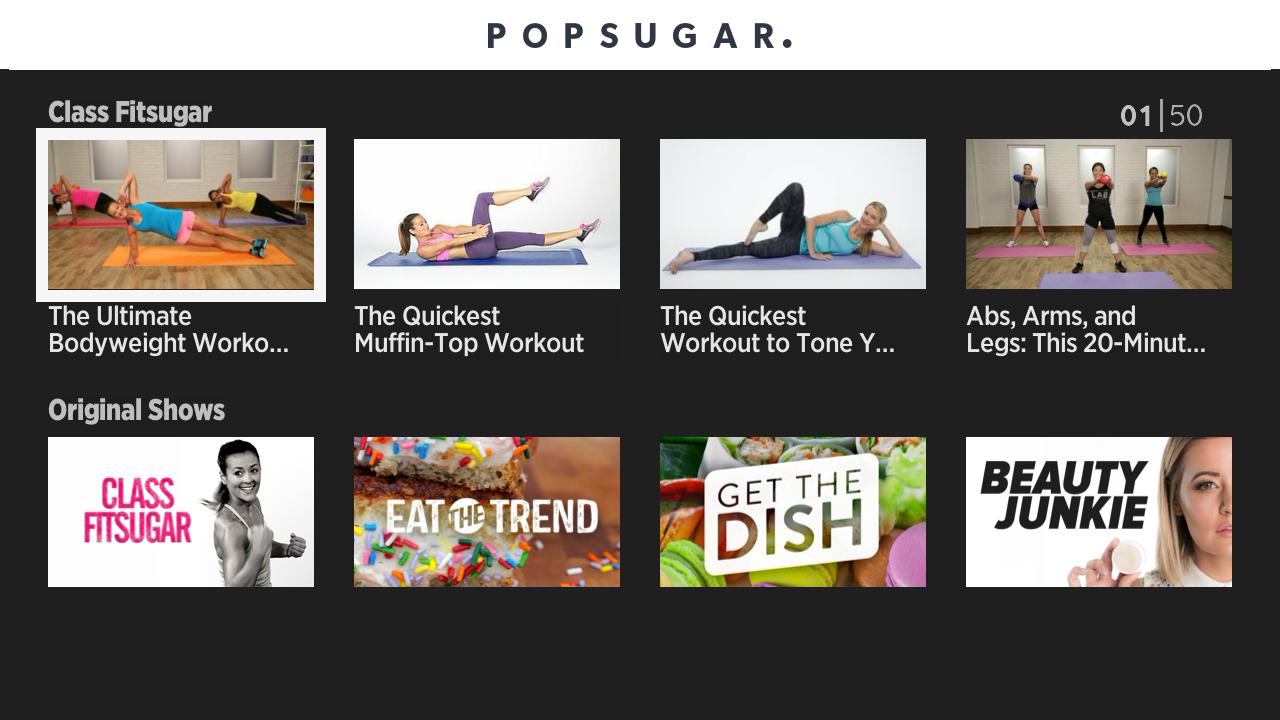 POPSUGAR | TV app | Roku Channel Store | Roku